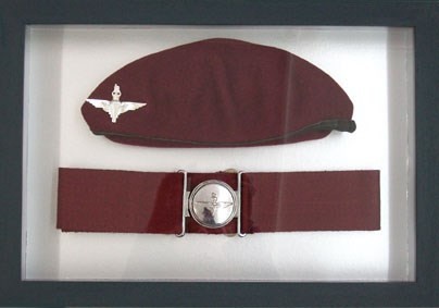 Beret and Belt in box frame